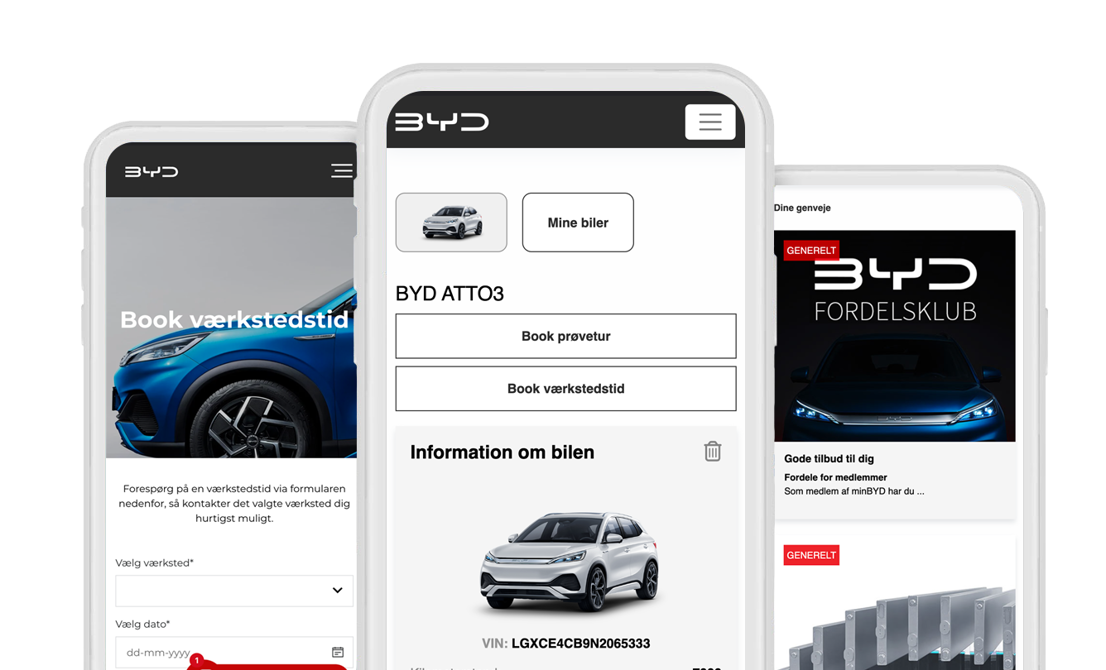 Hent BYD App for smart styring af din elbil | BYD Danmark