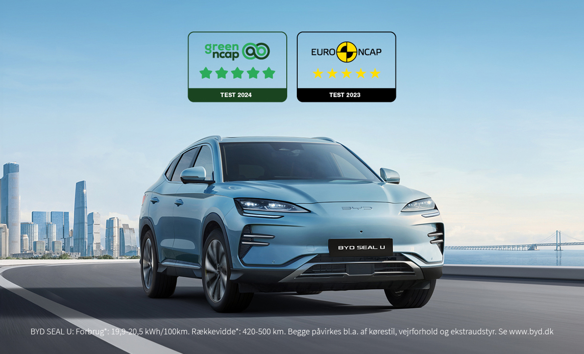 BYD SEAL U | Elektrisk, rummelig og familievenlig SUV