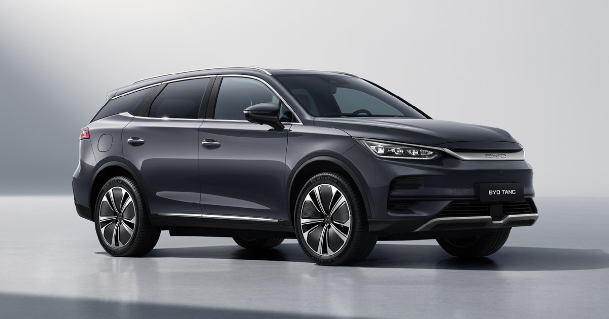 BYD TANG | 7-sæders elektrisk SUV | BYD Danmark