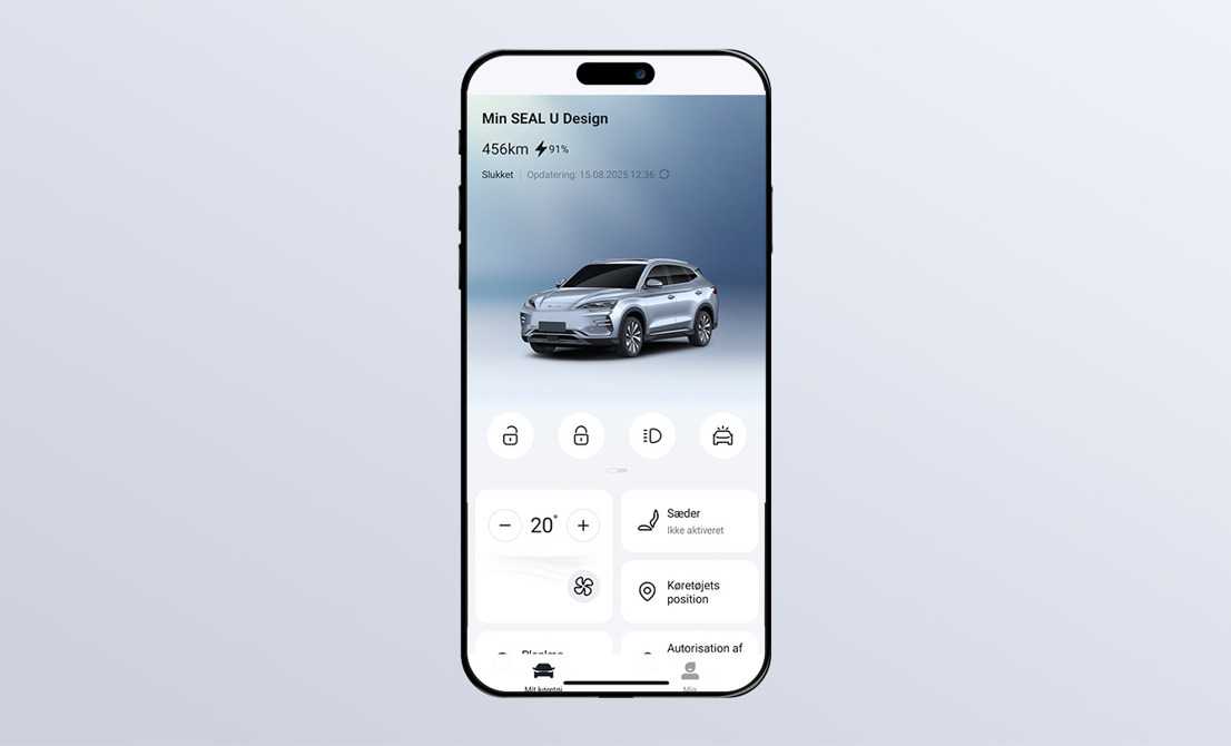 Hent BYD App for smart styring af din elbil | BYD Danmark